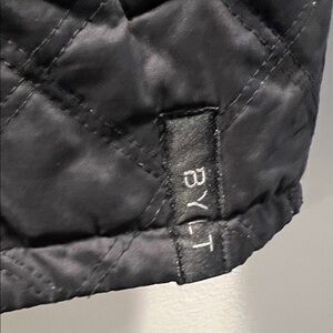 BYLT Basics | Jackets & Coats | Black Bylt Basics Quilted Hilo ...
